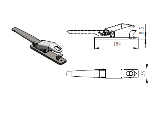 Sideboard Latch Lock