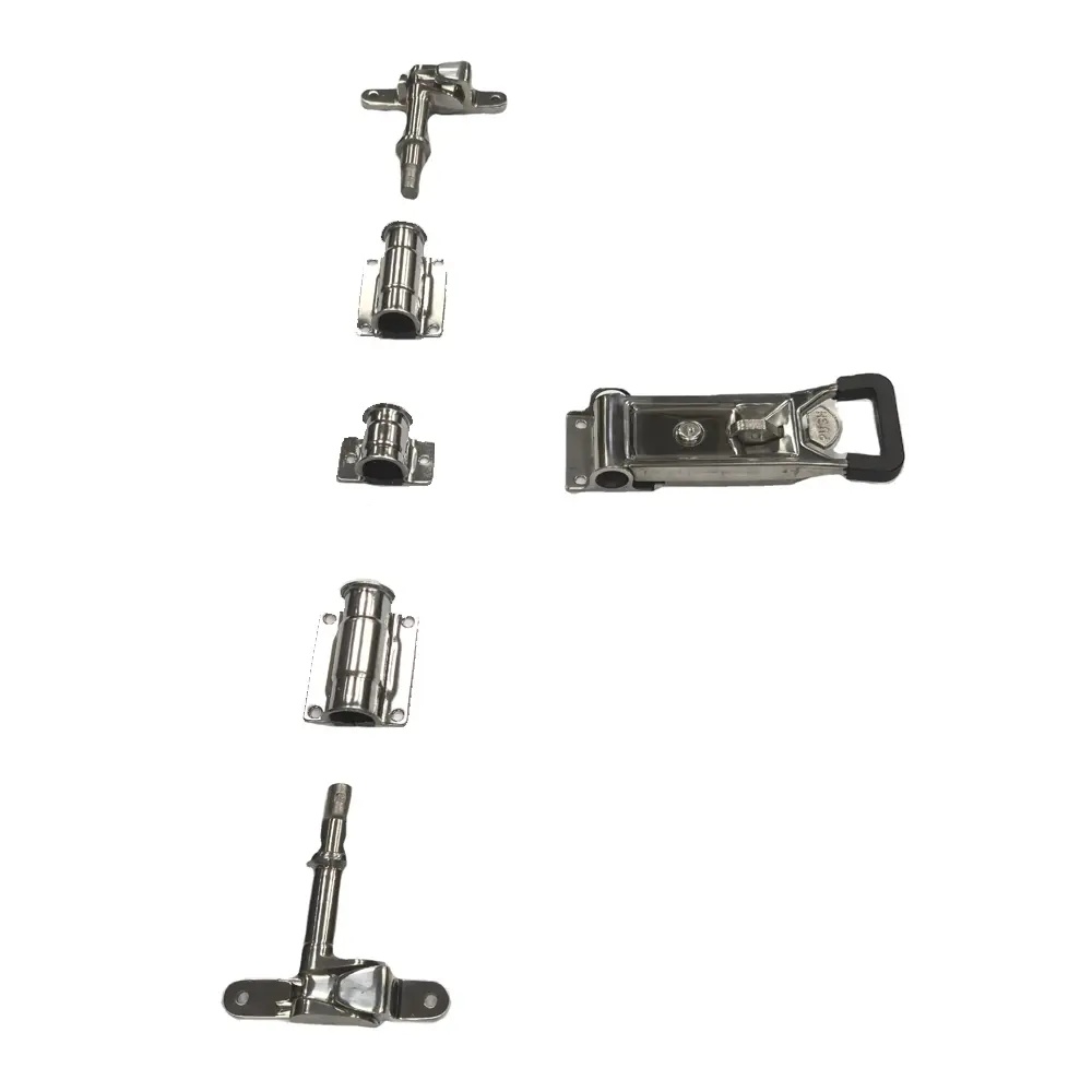 Stainless Steel Truck Door Lock with Lock Box for OD27mm Pipe - HangCheng